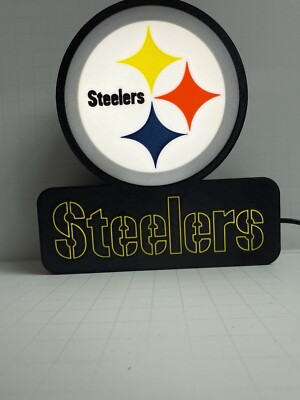 3D Printed Steelers Night Light With On/off Which With Dimmer | eBay
