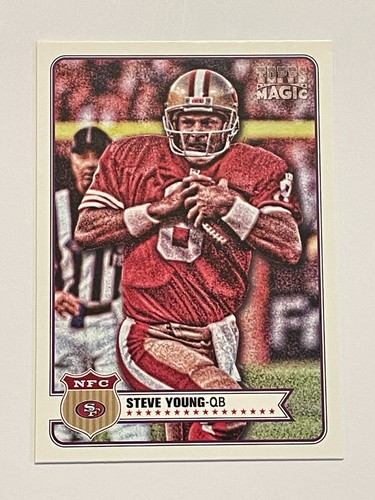 2012 Topps Magic Football #257 - Steve Young - San Francisco 49ers | eBay
