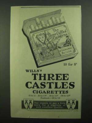 1939 Wills's Three Castles Cigarettes Ad | eBay