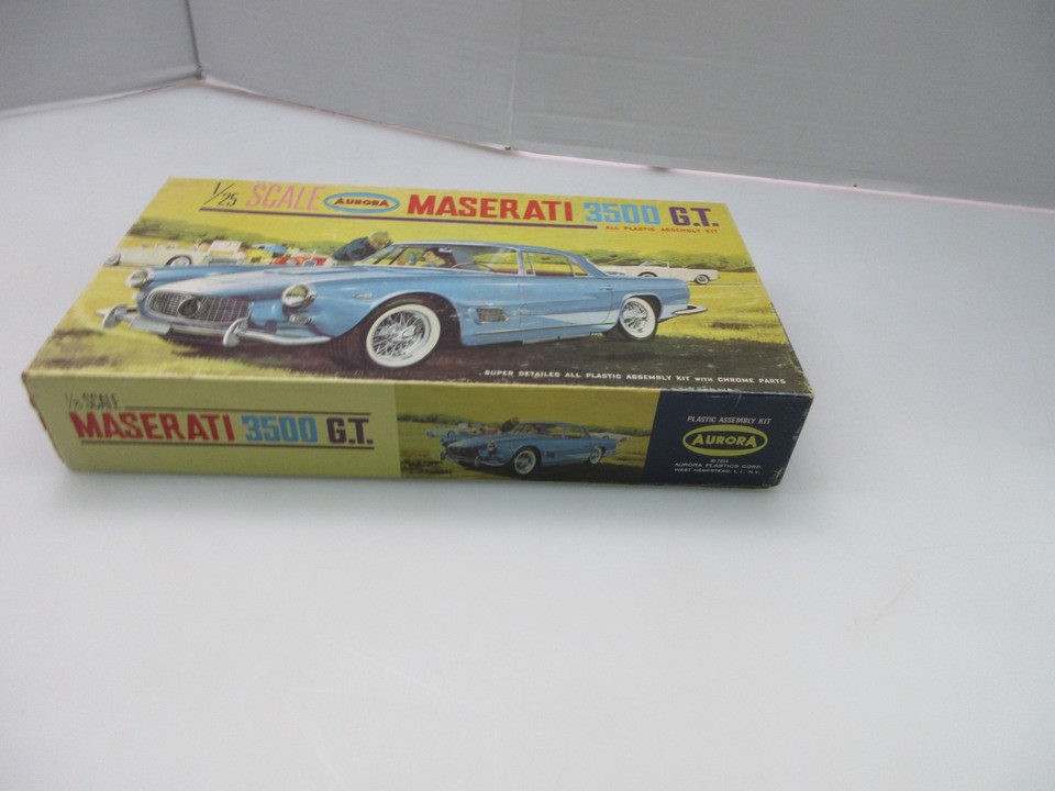 Aurora Maserati 3500 GT Vintage Model kit 1/25 scale 1964 | eBay