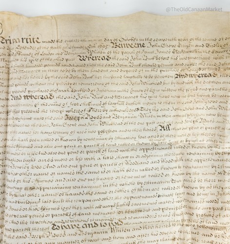 Antique Renaissance Signed Legal Document Vellum 1695 Wax Seals Decree ...