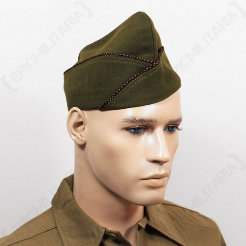 WW2 US ISSUE TYPE GARRISON CAP - TANK DESTROYER - Repro Military Army ...