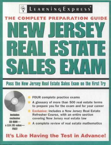 New Jersey Real Estate Sales Exam; Re- paperback, 9781576855867 ...