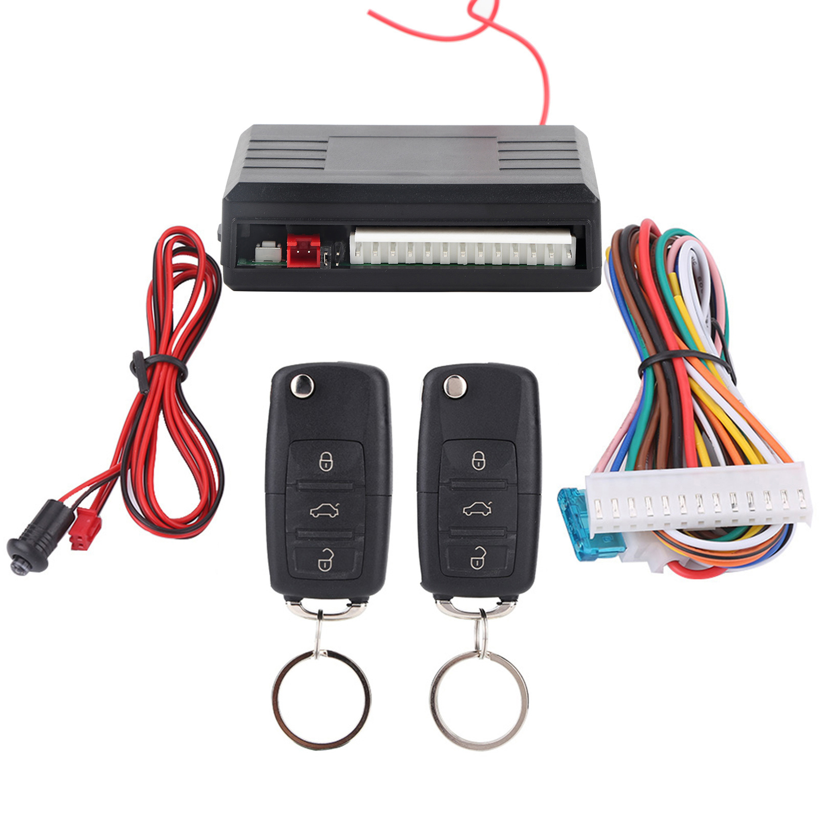 12V Remote Car Control Central Lock System Auto Security Keyless Entry ...
