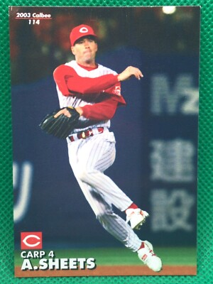 Andy Sheets 4 CARP 2003 Calbee Baseball card No.114 very rare | eBay