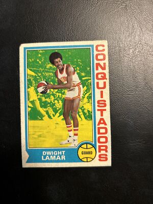 Cb12 1974/75 Topps #177 Dwight Lamar San Diego conquistadors | eBay