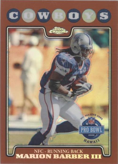 2008 Topps Chrome - Marion Barber III #TC134 Copper Refractor /425 for ...