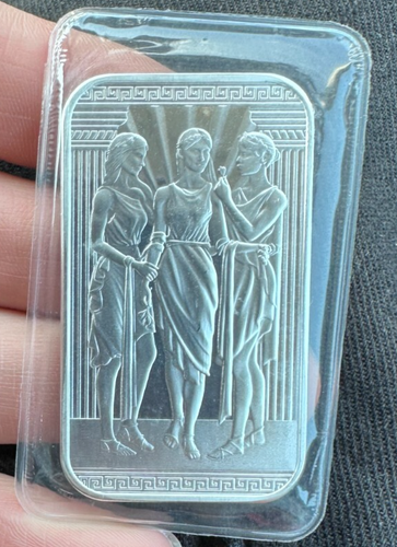 1 oz Silver Bar - The Royal Mint Three Graces | eBay