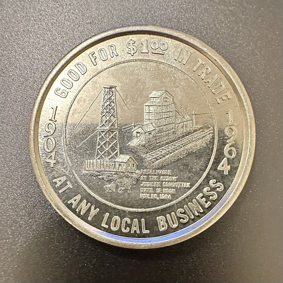 1964 60th Anni. Oxbow Town Saskatchewan Canada Trade Dollar Token | eBay