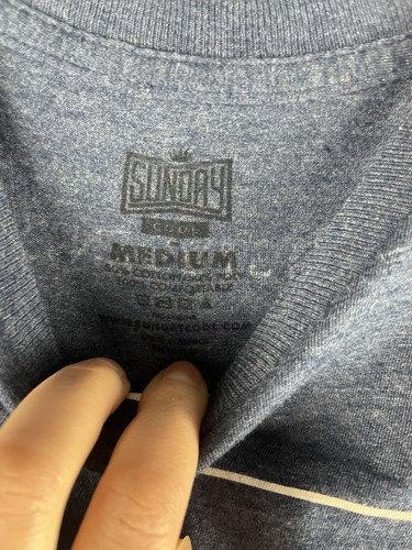 Sunday Cool T Shirt Mens Medium Yellow Make Sunday Cool Again Tee 1 | eBay