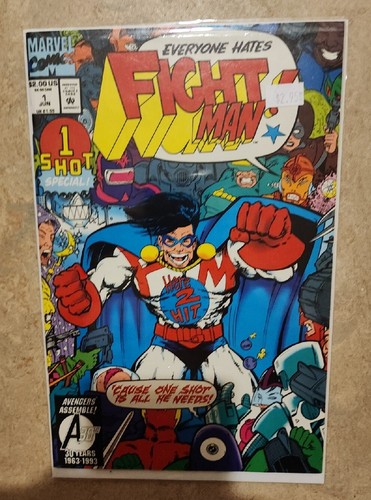 EVERYONE HATES FIGHT MAN! #1 unread Marvel Comics June 1993 - One Shot ...