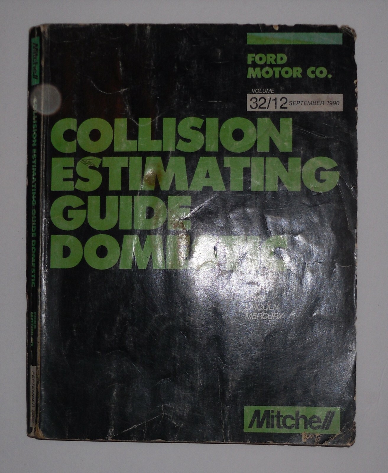 Mitchell Ford Collision Estimating Guide September 1990 | eBay