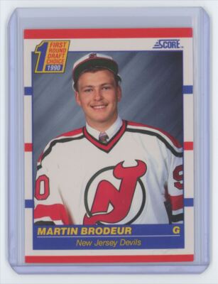 1990-91 Score Hockey Cards Martin Brodeur Rookie #439 | eBay