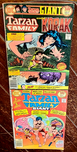 Tarzan Family Presents Korak #65 & 66, (1976, DC): Free Shipping! | eBay