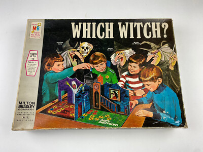 WHICH WITCH? Board Game 1970 Milton Bradley VTG ~ Almost Complete READ ...