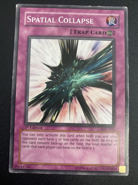 Yu-Gi-Oh! TCG Spatial Collapse Invasion of Chaos IOC-051 Unlimited ...
