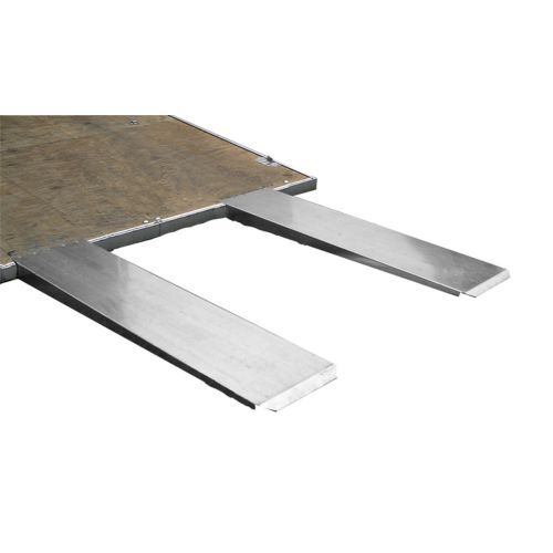 Pit-Pal Products 702 Aluminum Trailer Ramps - 72" Dual Ramps (Oversize ...