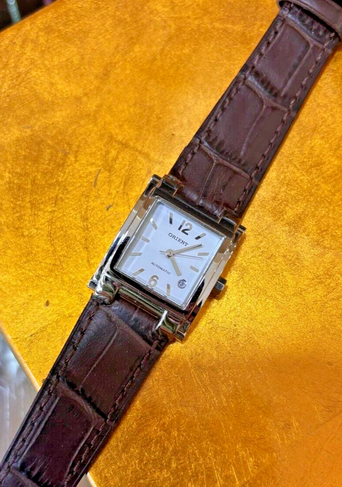 Watch Orient Automatic Women's Shape Rectangular Steel Vintage Japan ...