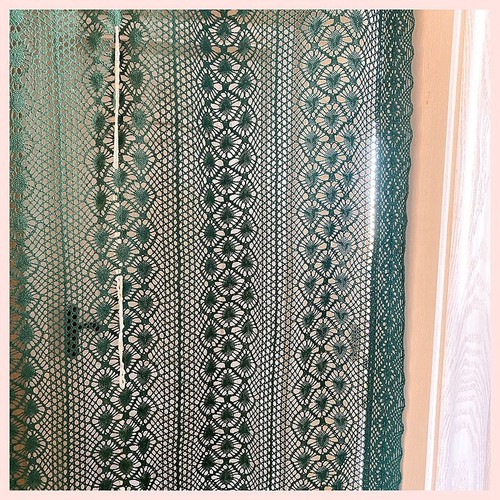 Crochet Roman Curtain Vintage Style Lace Floral Hollow Valance Cafe ...