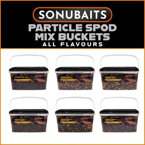 SONUBAITS PARTICLE SPOD MIX BUCKETS - ALL TYPES | CARP/SPECIMEN FISHING ...