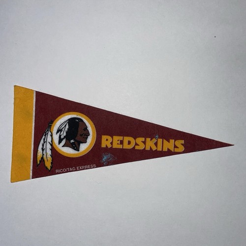 Washington Redskins Vintage NFL Football Mini Pennant 9"x4” Felt Banner ...