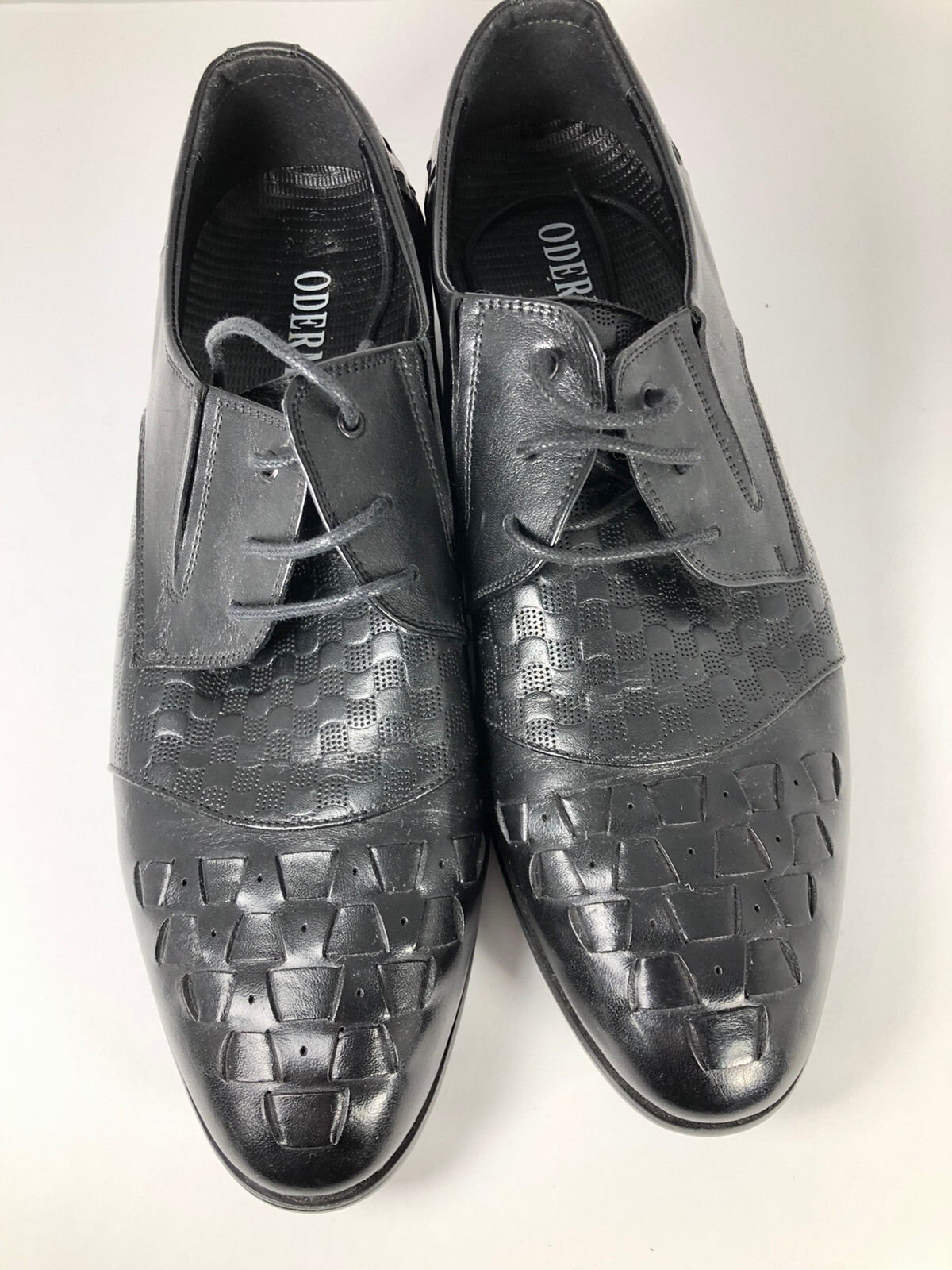 Odermark Mens Black Europe Dress Shoes Size 11 - Gem