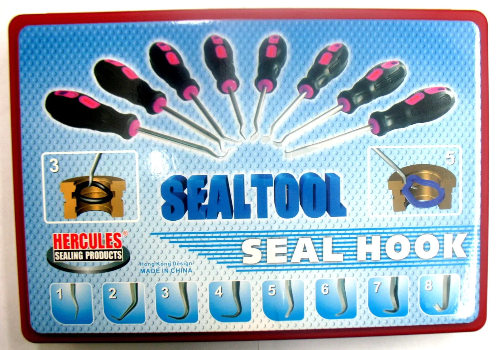 8 Piece O-Ring Pick Tool Set with Twist Lid for Easy Carrying | eBay