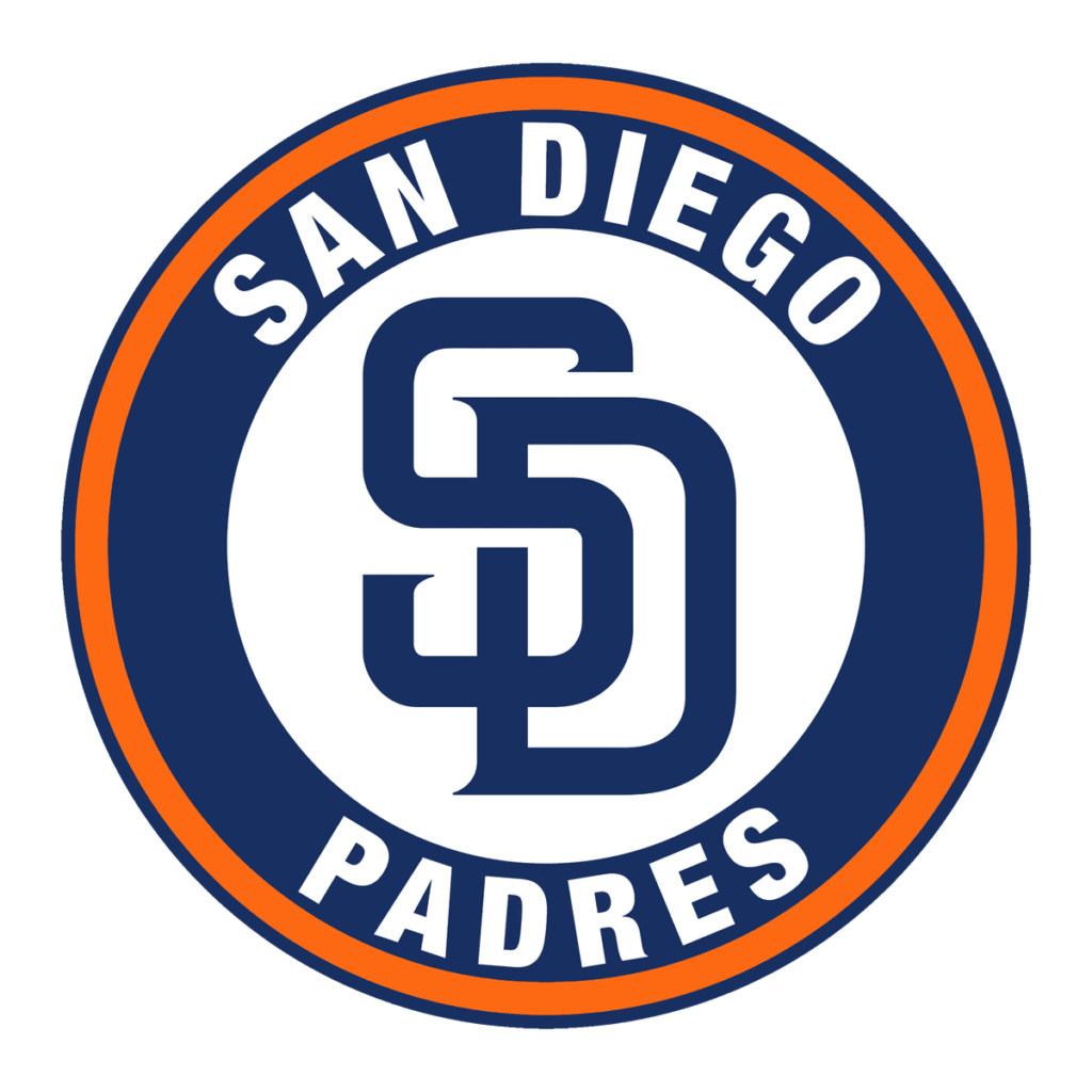 San Diego Padres sticker Logo MLB weatherproof laptop bumper vinyl ...