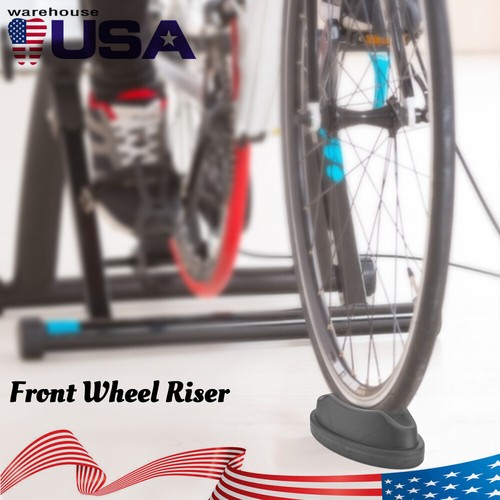 Bike Trainer Front Wheel Riser Stand Black Block Support MTB Cycle ...
