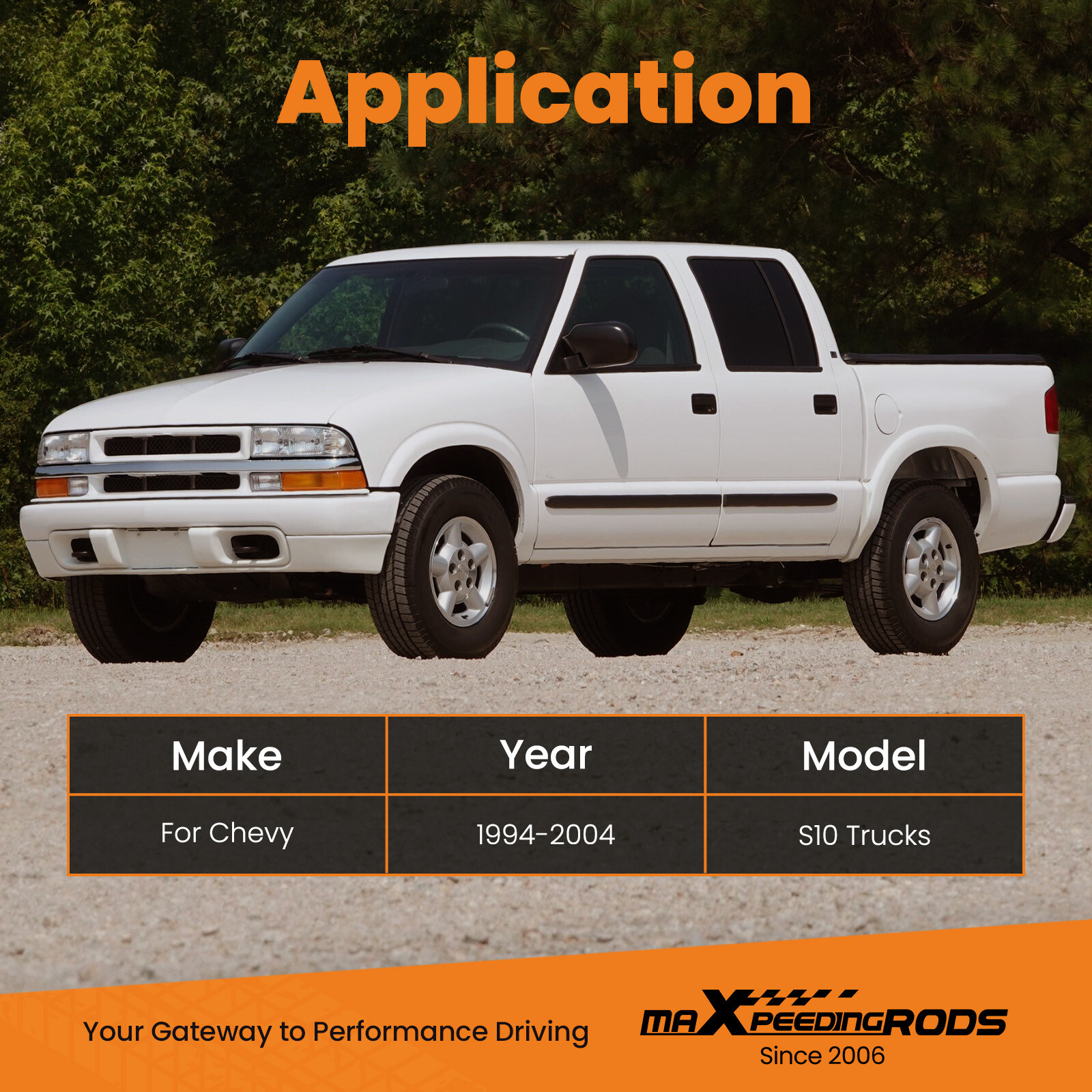 Rear Triangulated 4 Link Suspension Kit For Chevrolet S10 1994-2004 ...