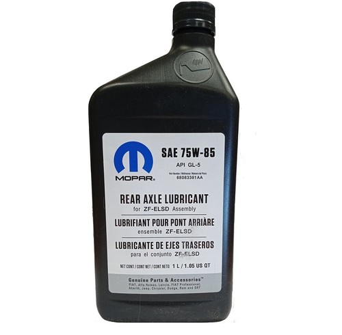 MOPAR 68083381AA ZF REAR AXLE LUBRICANT FOR JEEP GRAND CHEROKEE WK2 ...