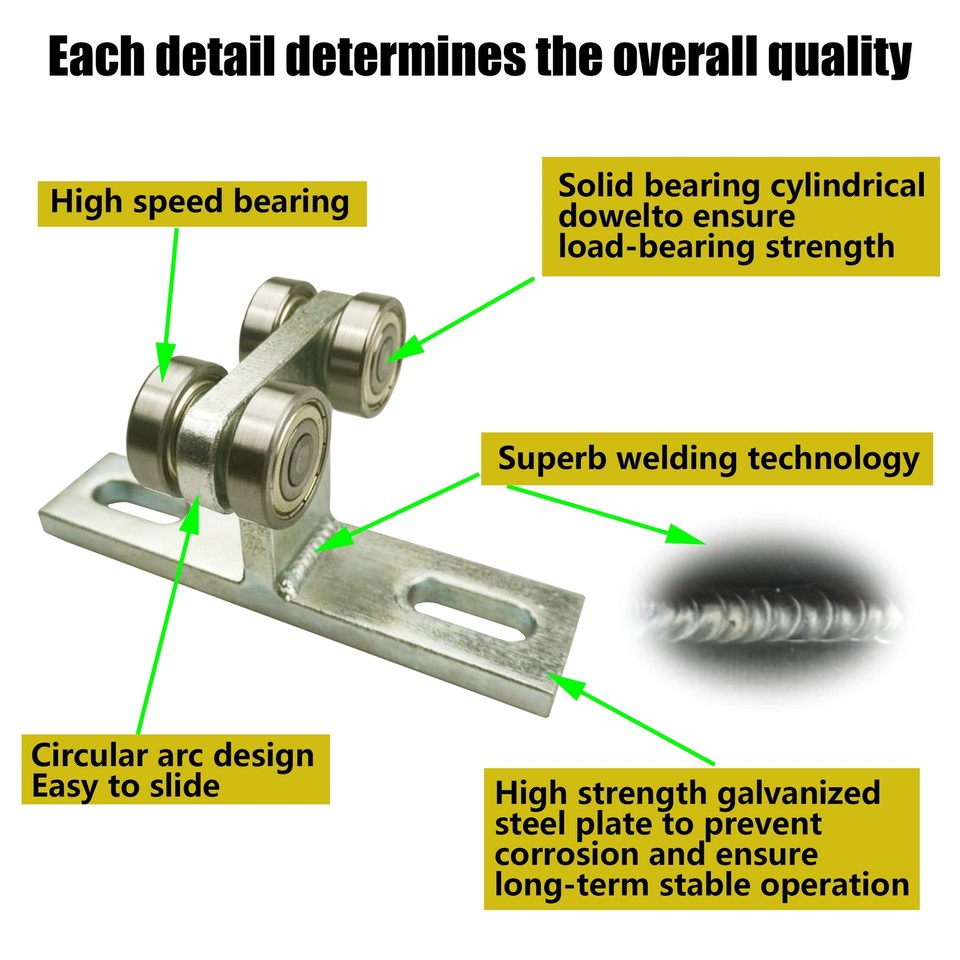 Electric Hoist Installation Roller Trolley 4 Wheel Trolley Assembly Si ...