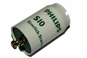 1X PHILIPS S10 Fluorescent Tube Starter 4-65W (=FSU) EcoClick 220-240V ...