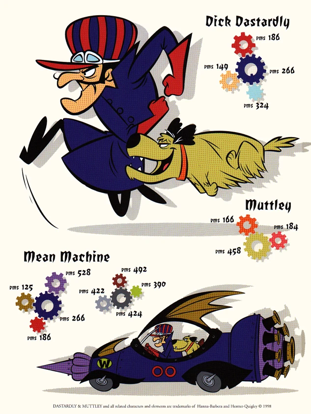Dick Dastardly Muttley Cartoon Hanna-barbera Dastardly And, 45% OFF