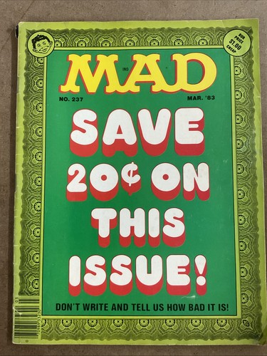MAD MAGAZINE #237 MARCH 1983 | eBay