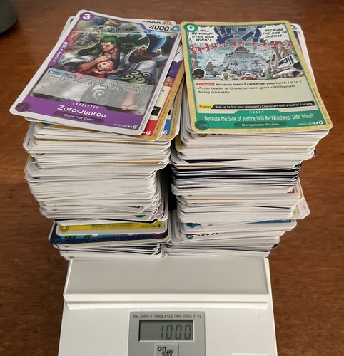 One Piece trading cards. 1 Kg of unchecked and unsorted | eBay UK