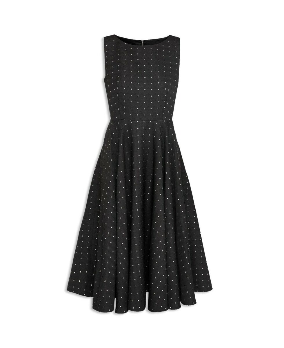 NEW Ted Baker Women's Lysanda Cut Out Jacquard Dress Black NEW Ted Baker Women's Lysanda Cut Out Jacquard Dress Black