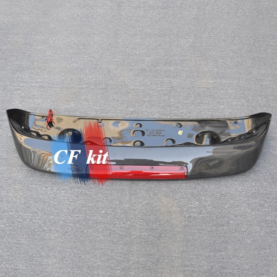 For 96-00 Honda Civic EK9 Carbon Fiber Rear Trunk Wing Spoiler With LED ...