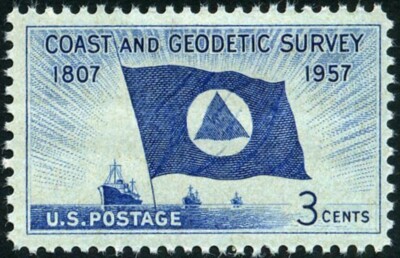 USA 1957 (4 for $1 Sale) - Coast and Geodetic Survey Issue - MNH - Sc ...