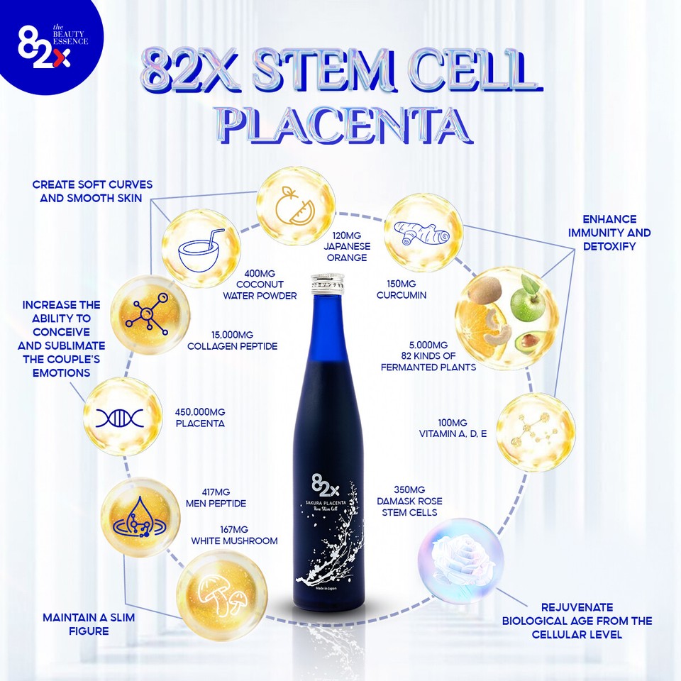 82X Placenta - 450,000mg Placenta 15,000 Marine Collagen Peptides New ...