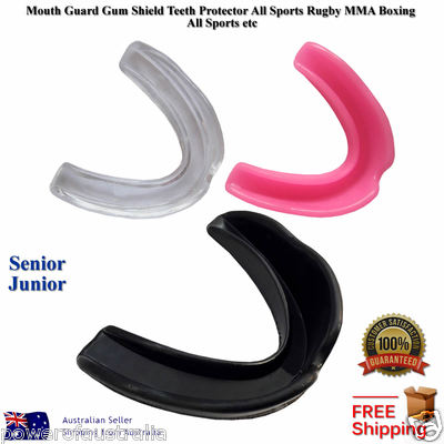 Pro Gum Shield Mouth Guard Adult Mouth Guard All Sports AFL Rugby MMA ...