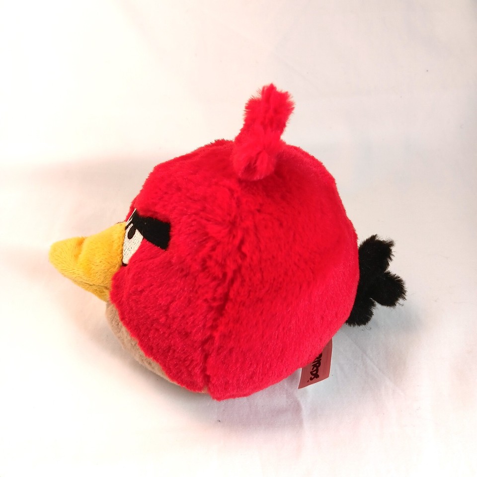 COMMONWEALTH ANGRY BIRDS Soft Red Bird 5" Stuffed Animal Plush Toy | eBay
