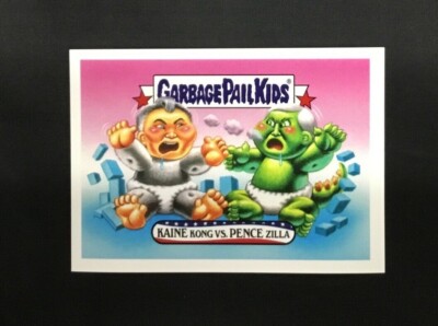 Kaine Kong Vs. Pence Zilla Disgrace to the White House Card GPK #12 ...