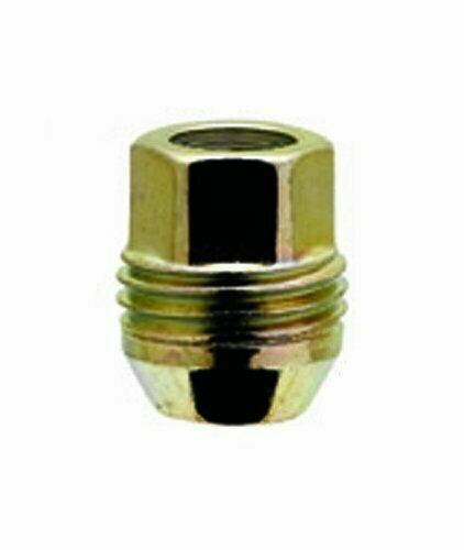 White Knight 2007S-4 Zinc Gold (3/4" Hex Size) Open End Dual Thread Lug ...