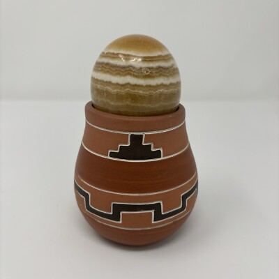 Handmade Mexican Art Pottery Aztec Southwest Native Decor Unsigned ...