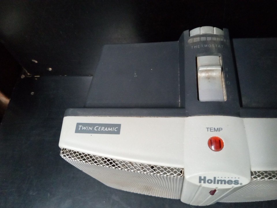 Holmes Twin Ceramic Space Heater 1500 Watt Model HCH4166 TESTED WORKS ...
