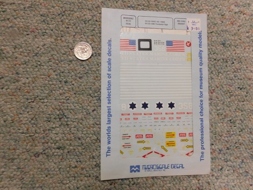 Microscale decals 1/48 48-223 CH-53D Israeli VH-53D USMC Presidential ...