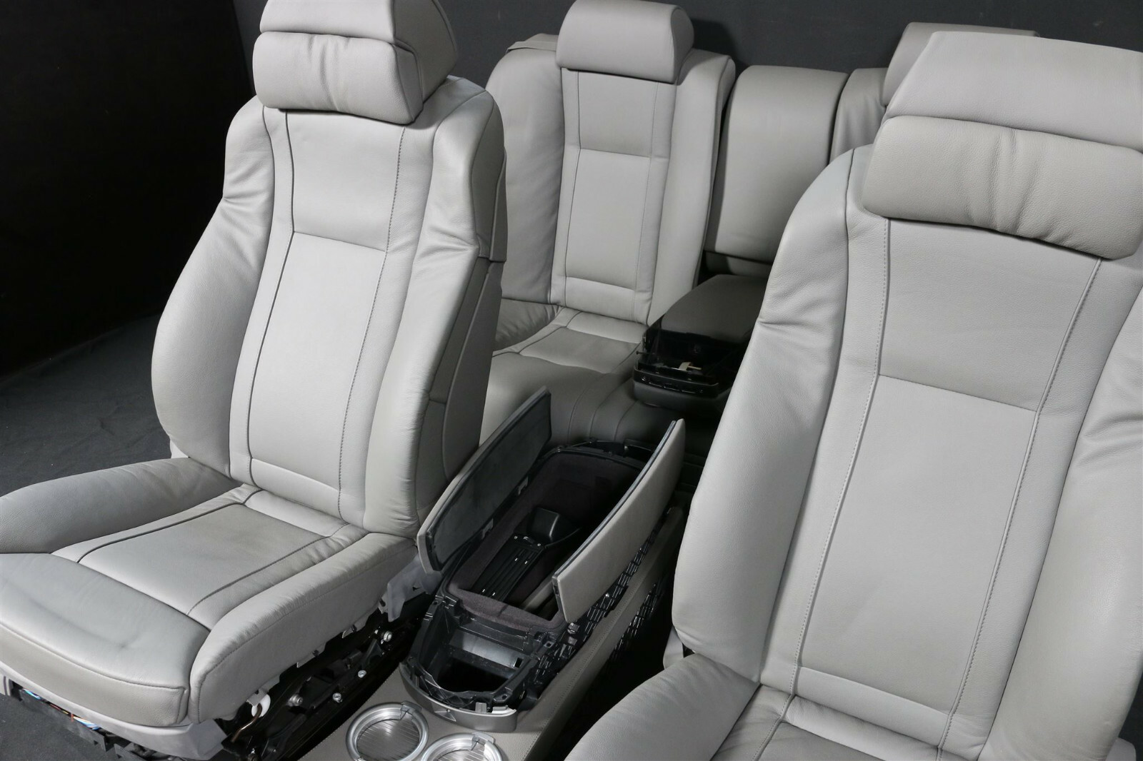 BMW 7 Series (E65) E66 Long Version Leather Gray Comfort Seats Leather ...