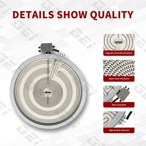 Haliant Triple 12 Inch Radiant Surface Element Compatible Range Stove ...