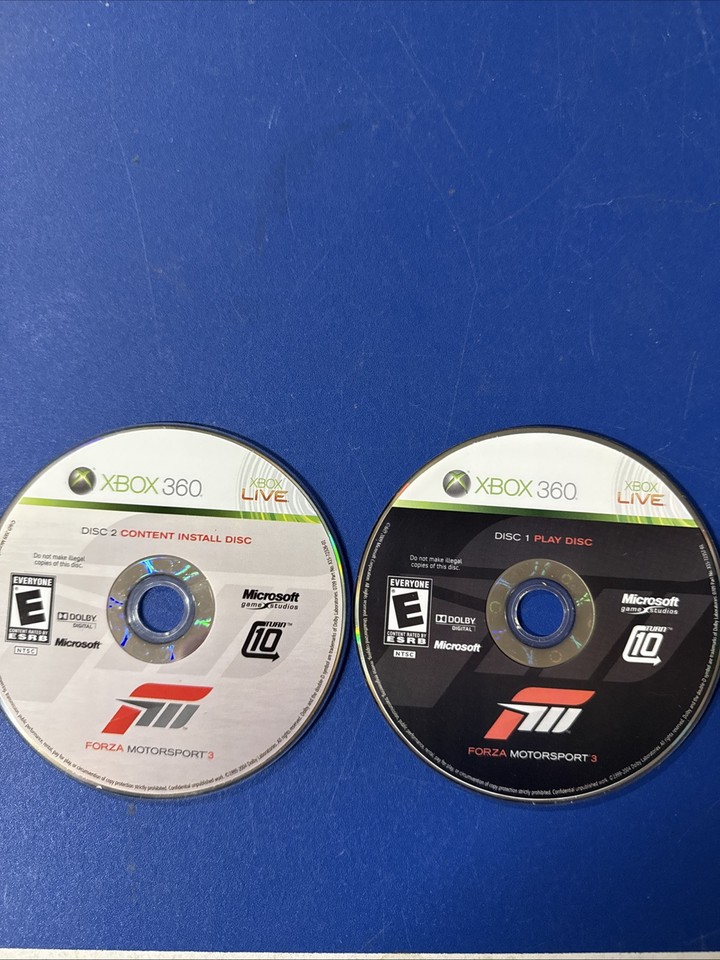 Forza Motorsport 3 Ultimate Collection (Microsoft Xbox 360, 2010) Discs ...